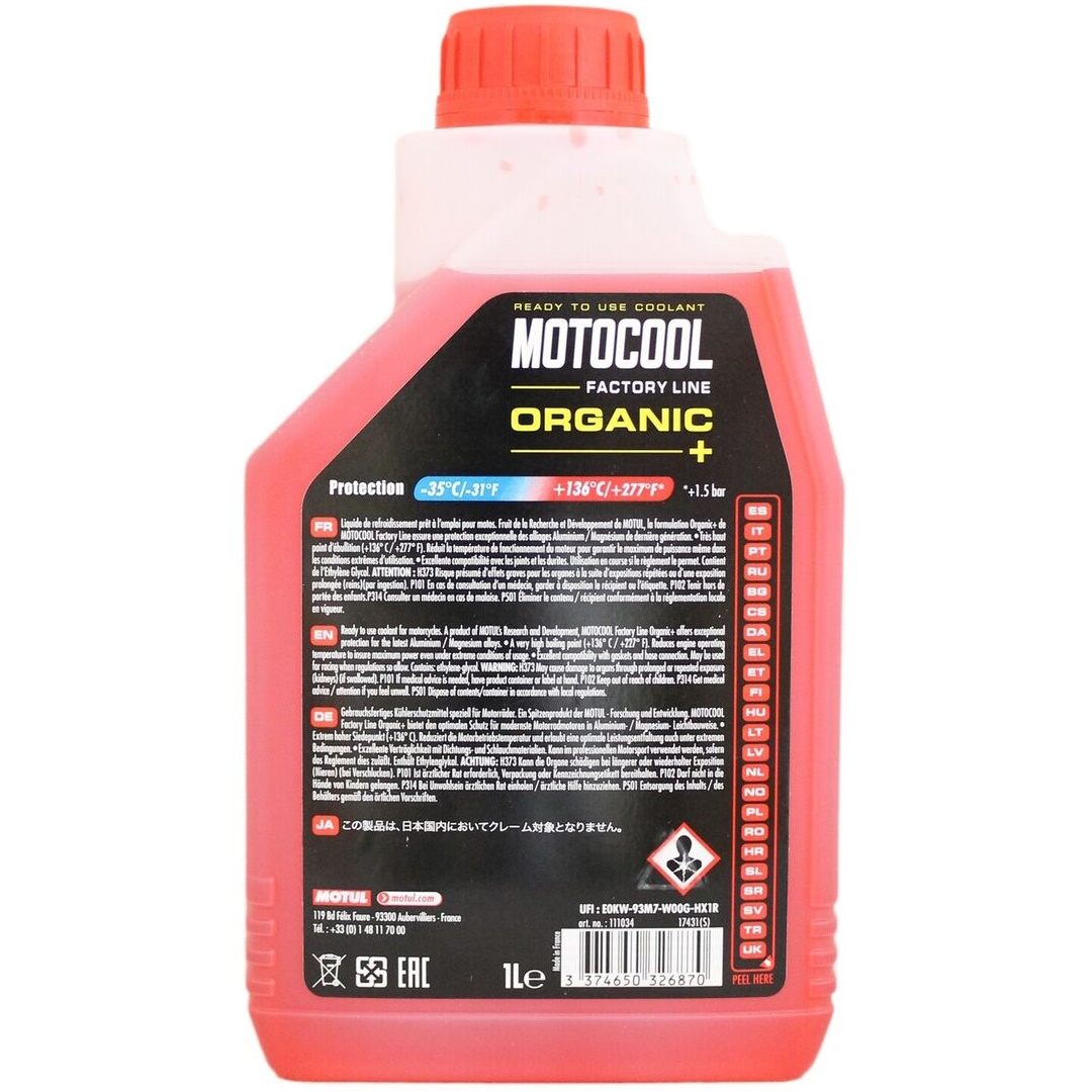 MOTUL Motocool Factory Line 1000ml, 333 Kč - Motostar.cz