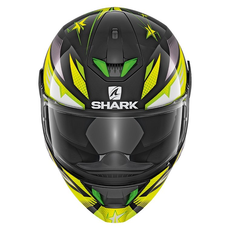 SHARK Skwal 2 Draghal black/green/yellow, 5 990 Kč - Motostar.cz